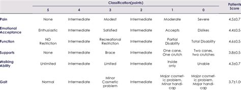 Functional Evaluation According To The 30 Point Functional