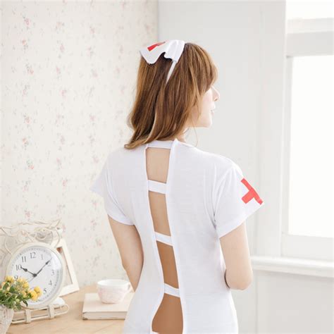 Sexy Womens Nurse Doctor Uniform Costume Lingerie Halloween Cosplay