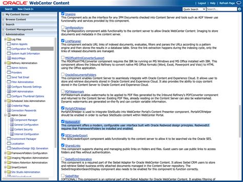 using the redwood user interface of oracle webcenter content