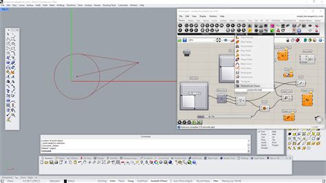 Geometric Constraint Line Tangent To Circle Grasshopper Mcneel Forum