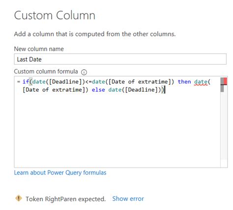 Solved Custom Column If Condition Microsoft Fabric Community