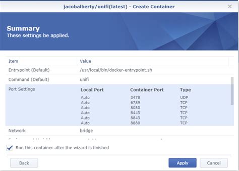 Port 10001 Missing For Synology Docker Deployment Issue 421
