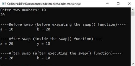 c function call
