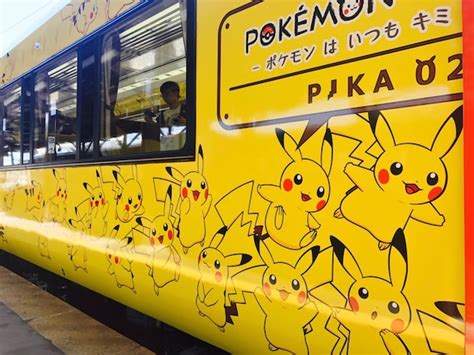 All Aboard The Pikachu Train All About Japan