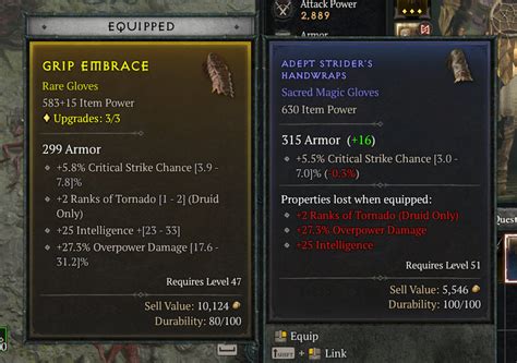 Arent Magic Items Supposed To Roll Higher Stats Than Rares R Diablo4