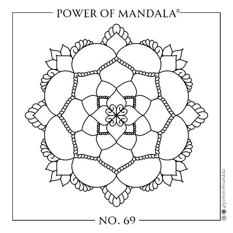 The Power Of Mandala Coloring Pages