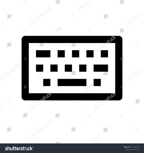 Qwerty Keyboard Keys Stock Vector Royalty Free 1151156150 Shutterstock