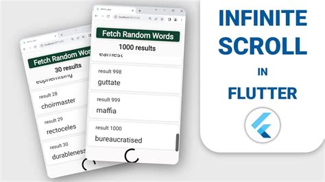 Endless Scroll Infinite Scroll In Flutter 📱💻 Tutorial With Lazy Loading Data From An Api