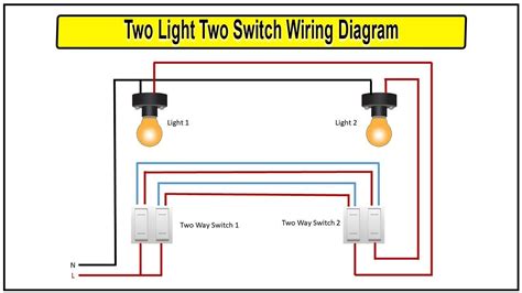 Two Light Switch Wiring Diagram