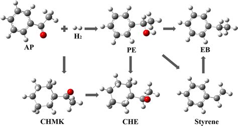 Schematic Diagram For Hydrogenation Of Acetophenone Ap Pe