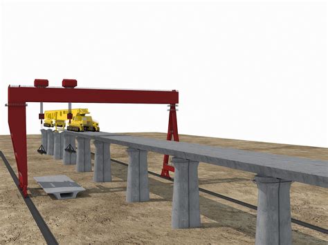 3d Overhead Crane 1 Model Turbosquid 1948312