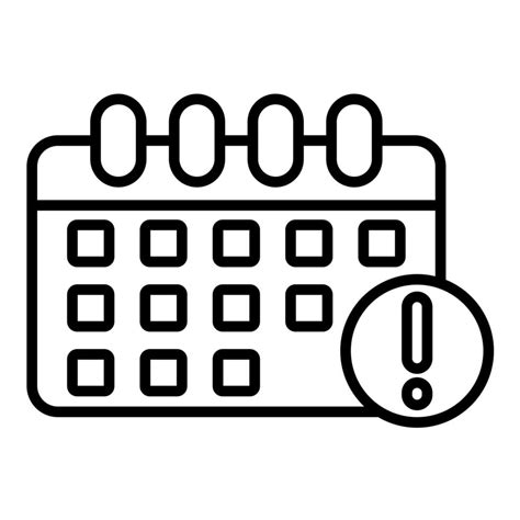 ícone Da Linha De Informação Da Data De Expiração 14722248 Vetor No Vecteezy