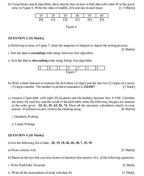 Solved B Using Binary Search Algorithm Show Step By Step Chegg