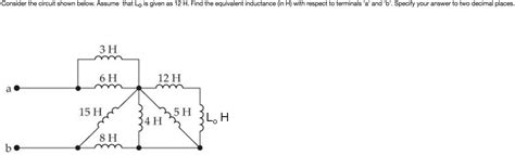solved consider the circuit shown below assume that lo is