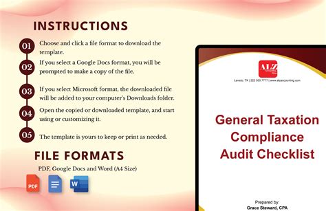 Sample Compliance Audit Checklist Template In Word PDF Google Docs Download Template Net