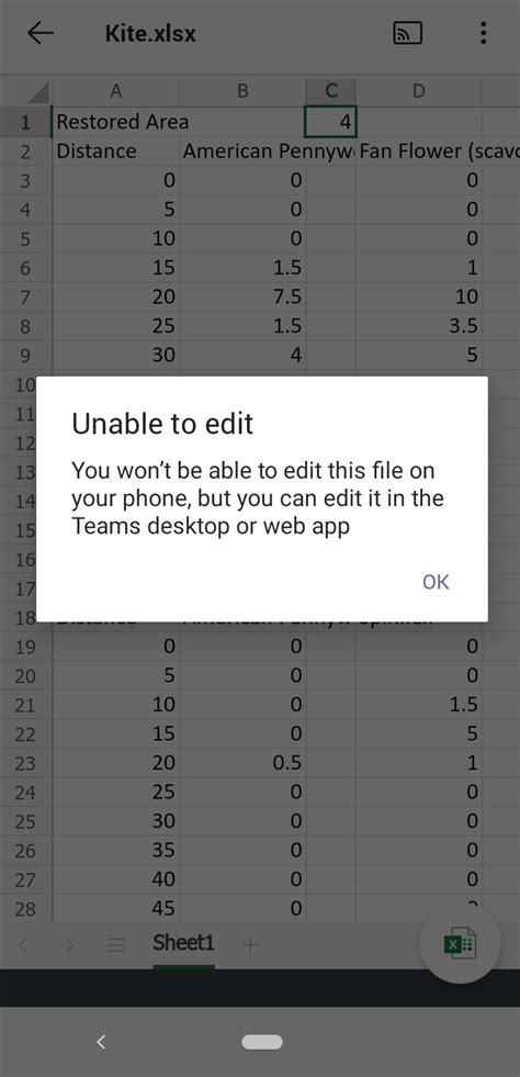 unable to edit files in teams app android r microsoftteams
