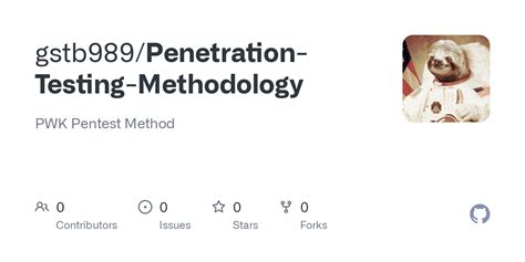 Github Gstb989penetration Testing Methodology Pwk Pentest Method