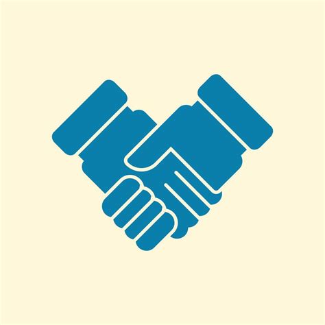 Handshake Trendy Creative Cute Abstract Illustration Colorful Useful