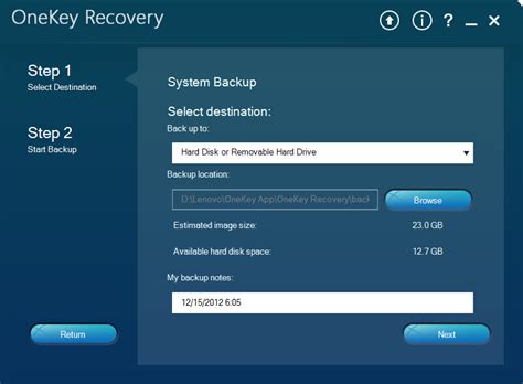 How To Download And Use Lenovo OneKey Recovery In Windows