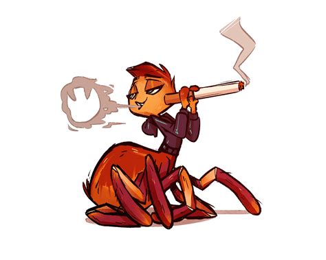 Smokin Spider By Ftk Artist On Newgrounds