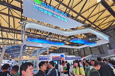 国强 上海光伏展台搭建 约盾展览