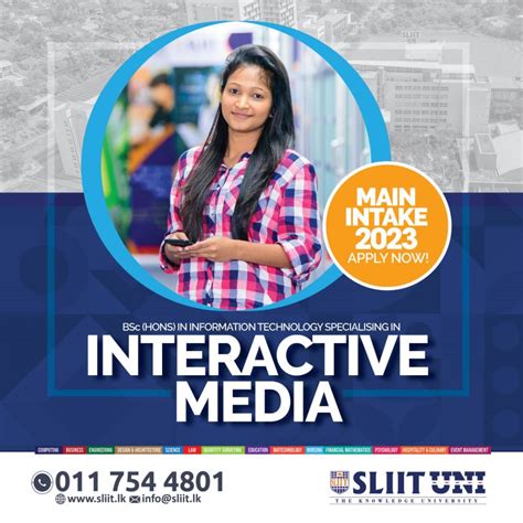 Sliit On Linkedin From Programming To Storytelling Interactive Media Provides A Hands On