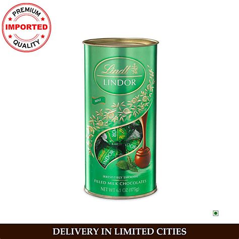 Buy Send Lindt Lindor Tube Milk And Mint Online Fnp