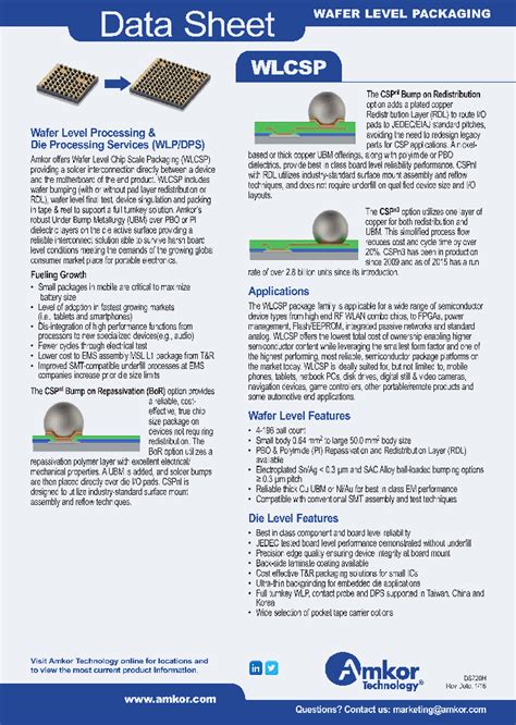 Wlcsp 8559237 Pdf Datasheet Download Ic On Line
