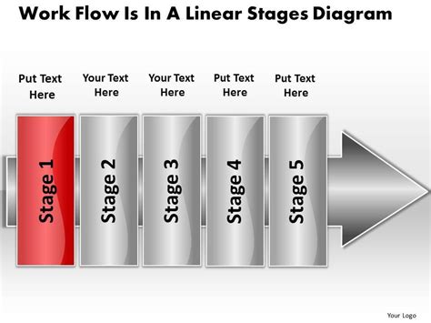 Business PowerPoint Templates Work Flow Is Linear State Diagram Ppt Sales Slides PowerPoint