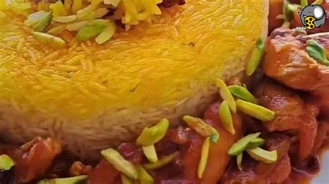 زرشک پلو با مرغ فیله مرغ فیلو