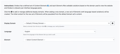 Customizing Content Elements Ondexx Help Center