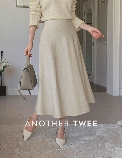 밴딩스커트 오늘출발블랙🚀 제작 Tsk0471 셀리몬 니트 밴딩 플레어 롱 스커트 니트치마니트스커트플레어치마하객룩롱치마 에이블리