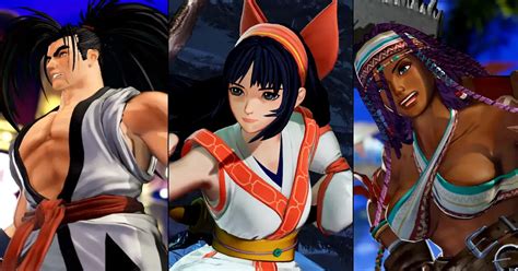 Gameplay For Haohmaru Nakoruru And Darli Dagger Revealed In King Of Fighter 15s Team Samurai
