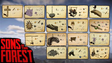 How To Find All Blueprints So Far In Sons Of The Forest 1 0 Building