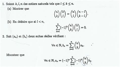 Suite et binômes de newton