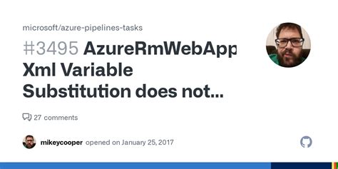 Azurermwebappdeploy Xml Variable Substitution Does Not Work With