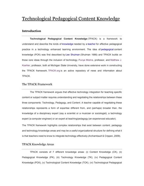 Pedagogical Content Knowledge Lac2 Pptx