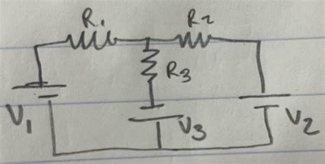 Solved Find The Current In The R3 Resistor In The Drawing
