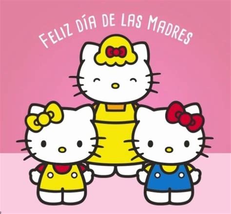 Tarjetas De Hello Kitty Para El Día De Las Madres 8 Diseños Más