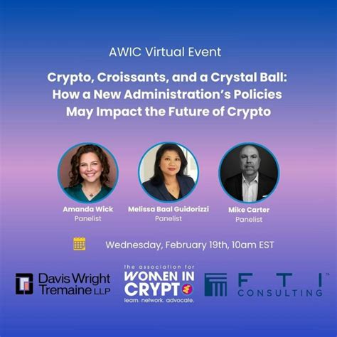 Im Looking Forward To Hearing From Crypto Experts Melissa Baal