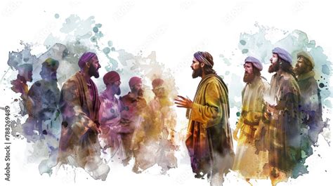 Jesus Exposing The Hypocrisy Of The Pharisees And Scribes Through