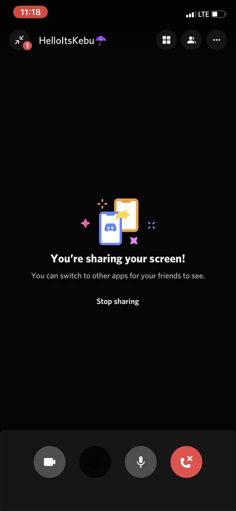 Question Is The New Screenshare Feature On Ios A Glitch Rdiscordapp