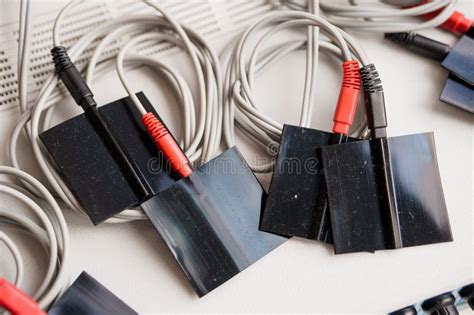 High Quality Electrical Conductivity Testing Leads With Color Coded Clips Stock Image Image Of