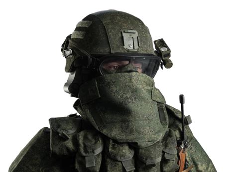 Soviet Russian Army Ratnik Anti Fragmentation Bomb Mask 6b49 Permyachk