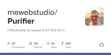 Github Mewebstudio Purifier Htmlpurifier For Laravel