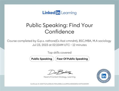 g p s rathore ex asst cmndnt bsc mba m a sociology on linkedin certificate of completion