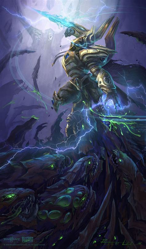 Starcraft Protoss Artanis Peter Lee On Artstation At