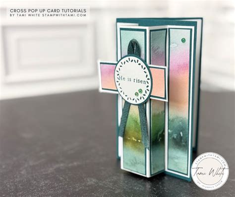 Pop Up Cross Card Tutorial For Easter Stampin Up Demonstrator Tami