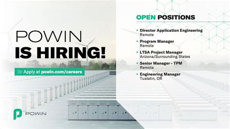 Drew Blanchette On Linkedin Powin Hiring Remote Renewableenergy Batteryenergystorage