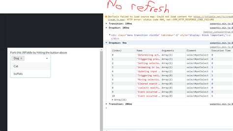 Multiple Dropdown Refreshing On First Selection Or Emptying Selection Of Option In Dropdown